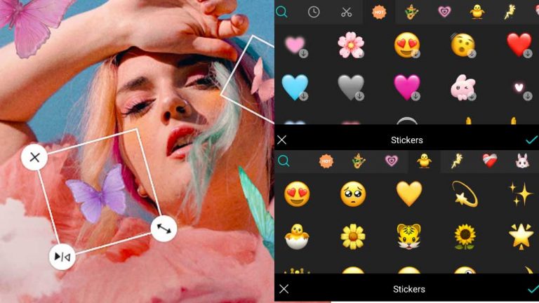 Creative with B612 Camera Stickers